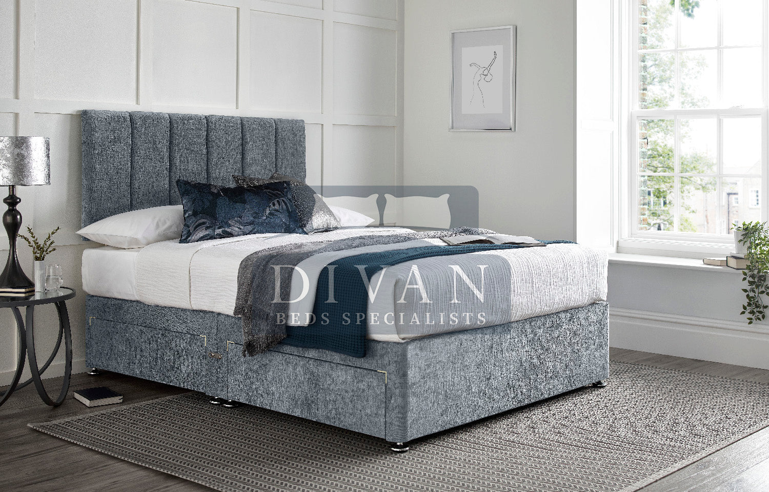 SARA DIVAN BED WITH HEADBOARD AND MATTRESS – DIVAN BEDS SPECIALISTS